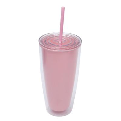 China Multi-Purpose Plastic Straw Cups for Home and Outdoor Activities for sale