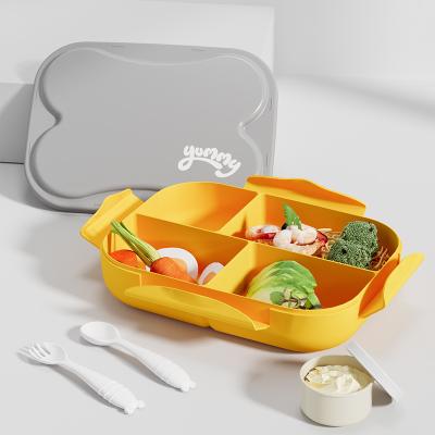 China PP Materiaal Luchtdichte Plastic Bento Lunchbox voor School Duurzaam en Praktisch Te koop