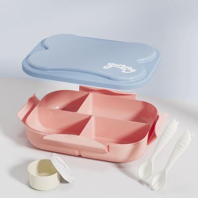 Китай Прозрачный дизайн пластиковый банто-ланчбокс для школы 800-1000 мл вместимость прочный и безопасный продается