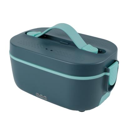 China 12V/24V/220V Electric Lunch Box Food Heater, 80W Heating Lunch Box for Work/Car/Truck Heated Lunch Boxes for Adults with 1.5L Stainless Steel Container for sale