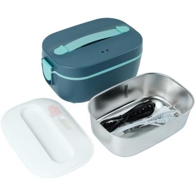 China Grote Elektrische Lunchbox Voor Volwassenen, Ruimte voor 8 Kopjes - 80W Verwarmde Lunchbox 1.8L Elektrische Voedselverwarmers, Draagbare Voedselwarmer, Reizen & Werk. Loncheras Para Hombres De Trabajo Te koop