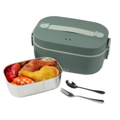 China Elektrische lunchbox Voedselverwarmer Upgrade 5 in 1 Draagbare voedselverwarmer 100W lekvrije verwarmde lunchbox voor volwassenen Auto / vrachtwagen / kantoor Te koop