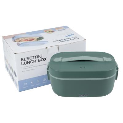 China 1.5 liter Elektrische lunchbox Voedselwarmer 100W lekvrije Draagbare verwarmde lunchcontainer voor kantoor, auto, vrachtwagen, camping Te koop