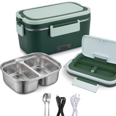 China 1.8L Capacity Electric Lunch Boxes Constructed Using 304 Stainless Steel PP Providing EU US UK AU Socket Compatibility for sale