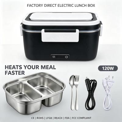 China 120W Smart Electric Lunch Box – 1.8L Large Capacity, Touch Screen Temperature Control for sale