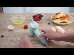 USB-oplaadbare keukenhandmixer Draagbare draadloze handmixer