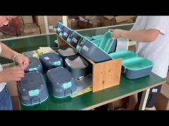 Electric lunch box assembly line packaging