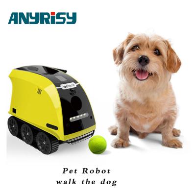 China Wide - angle camera View 600ML Granary Capacity Pet Feeder, Smart Pet Robot Toy for sale