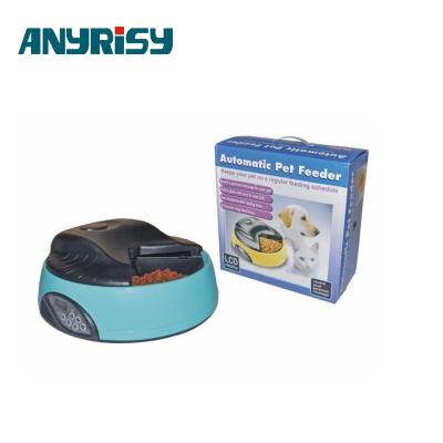 China LCD Display Play Recording 3 Times Dog Bowls With 4 Large Food Trays for sale