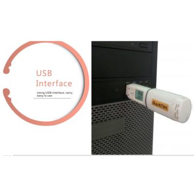 China Mini Design Usb Thermometer Data Logger , Humidity Data Logger Usb Type for sale