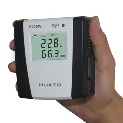 China Red inalámbrica de Zigbee 2.4G del maderero de la temperatura de Monery de los expedientes grandes y de datos de la humedad en venta