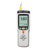 China HE701 Handheld Thermocouple Thermometer with 8 Probe Types, ±1℃ Accuracy, -200~1800℃ Range for sale