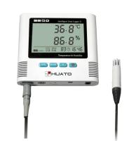 China External Sensor Temperature Humidity Data Logger ±0.1°C Accuracy 86000 Records for sale