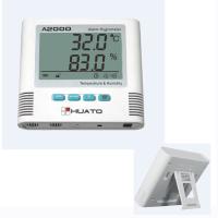 China ABS Digital Thermometer Hygrometer with Alarm 9V Battery LCD Display 135x124x35mm for sale