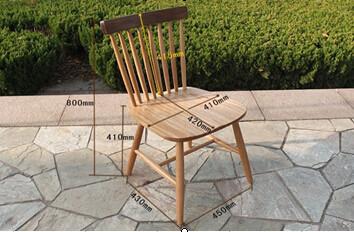 China ox horn chair 2 ash solid wood chair for dining room for sale