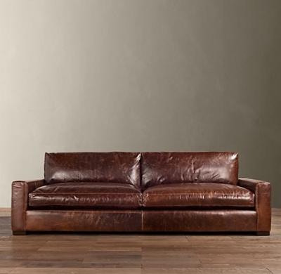 China 1002 Three seater sofa leather furniture for sale