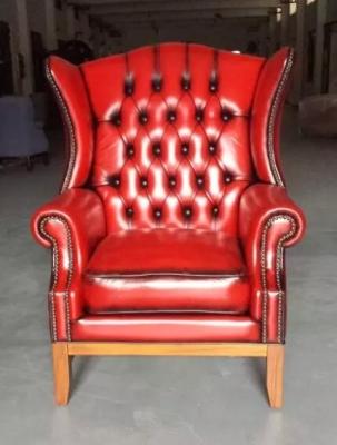 China 1014 high quality real leather American style Armchair for sale