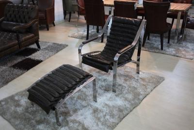 China chaise chair with stainless steel frame 301 for sale