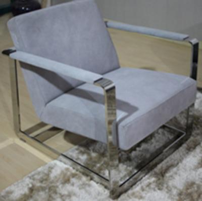China single sofa with stainless steel frame 309 for sale