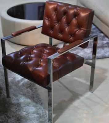 China chaise chair with stainless steel frame 308 for sale