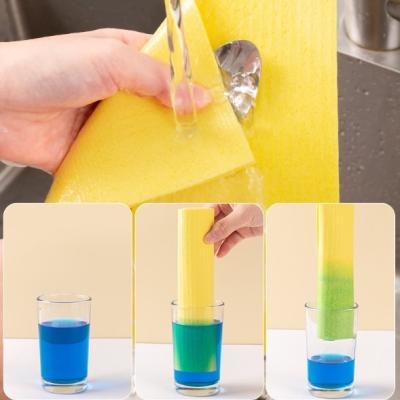 Cina Prodotti chimici liberi di cellulosa Indumenti da cucina riutilizzabili Indumenti da spugna di cellulosa OEM in vendita