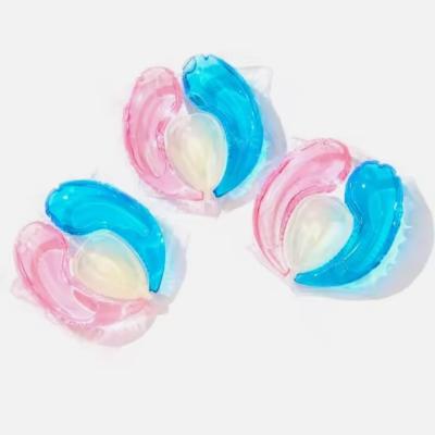 Cina Capsule per lavanderia 3 in 1 per la rimozione delle macchie 12 g pellicola idrosolubile con profumo duraturo e formula a tre colori in vendita