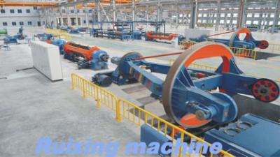 Drum twister laying-up machine for steel-armoring or Cu-screening the cables