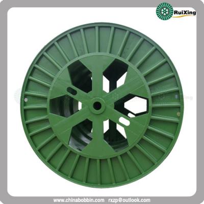 China Large size reel with flanges obtained from corrugated plate strength and durability for sale