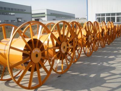 tambor metálico industrial para los cables eléctricos