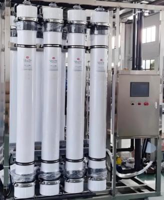 Cina 0.01-0.1μm Sistema di ultrafiltrazione per la ritenzione minerale per la depurazione dell'acqua del rubinetto in vendita