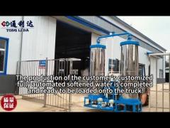 Commerciële waterverzachter voor grote hotels 24/7 continue waterproductie