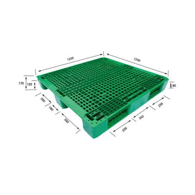 Cina Pallet di plastica blu del pallet 1100x1100 dell'OEM fatti da plastica riciclata in vendita