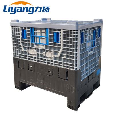 Cina Casse di spedizione di plastica pieghevoli di risparmio del contenitore di cassa di piegatura dello spazio in vendita