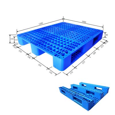 Cina pallet di plastica sistemabile del pavimento dei pallet di plastica rossi di 1000*1200mm in vendita