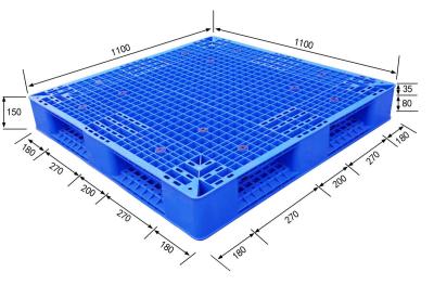 Cina Pallet di plastica dell'HDPE del pallet dell'euro esportazione di dimensione per trasporto in vendita
