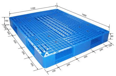 Cina pallet resistenti dell'HDPE di Plastik del pallet di plastica di scivolo di 1400*1100mm in vendita