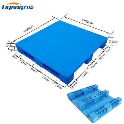 中国 カスタマイズされた倉庫プラスチック パレット1100x1100 HDPEパレット青 販売のため