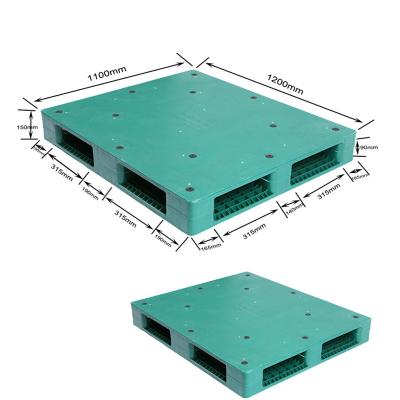 China De groene HDPE Rang Met platte kop van het Palletsvoedsel voor Openbaar Gebied, Hotel Te koop