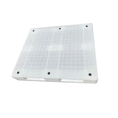 China Euro Standaard Maagdelijke HDPE Witte Plastic Pallets 1000*1000 1100*1100 Te koop