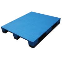 China Virgin HDPE Solid Top Rackable Pallet Forklift Large Plastic Pallets for sale