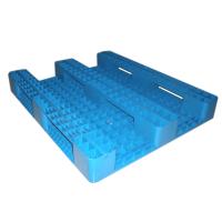 China Virgin HDPE Solid Top Rackable Pallet Forklift Large Plastic Pallets for sale