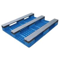 China Virgin HDPE Solid Top Rackable Pallet Forklift Large Plastic Pallets for sale