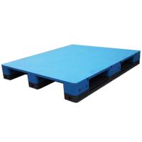 China Virgin HDPE Solid Top Rackable Pallet Forklift Large Plastic Pallets for sale