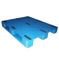 China Virgin HDPE Solid Top Rackable Pallet Forklift Large Plastic Pallets for sale