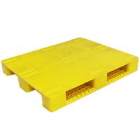 China Red Plastic Stacking Pallets Yellow Injection Moulded Plastic Pallets for sale