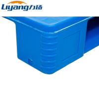 China Blue Solid Deck Hdpe Plastic Pallets Made From Recycled Plastic for sale