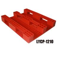 China Stackable Plastic Warehouse Pallets HDPE 1.5 Ton Dynamic Load for sale