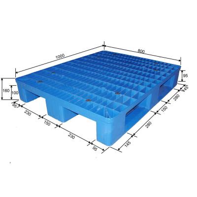 Cina Pallet di rinforzo d'acciaio dell'euro di dimensione di trasporto HDPE di plastica dei pallet in vendita