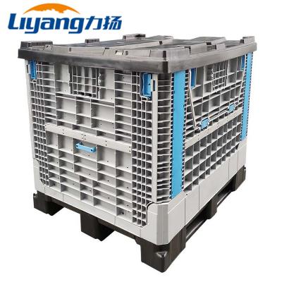 Cina Piegatura accatastabile HDPE industriale in serie del bene durevole del magazzino del forte grande euro/contenitore di pallet di plastica pieghevole/pieghevole in vendita