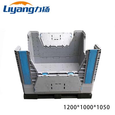 Cina Piegatura accatastabile HDPE industriale in serie del bene durevole del magazzino del forte grande euro/contenitore di pallet di plastica pieghevole/pieghevole in vendita